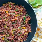 Healthy Vegetarian Thai Fried Rice With Red Rice - Go Healthy Ever After