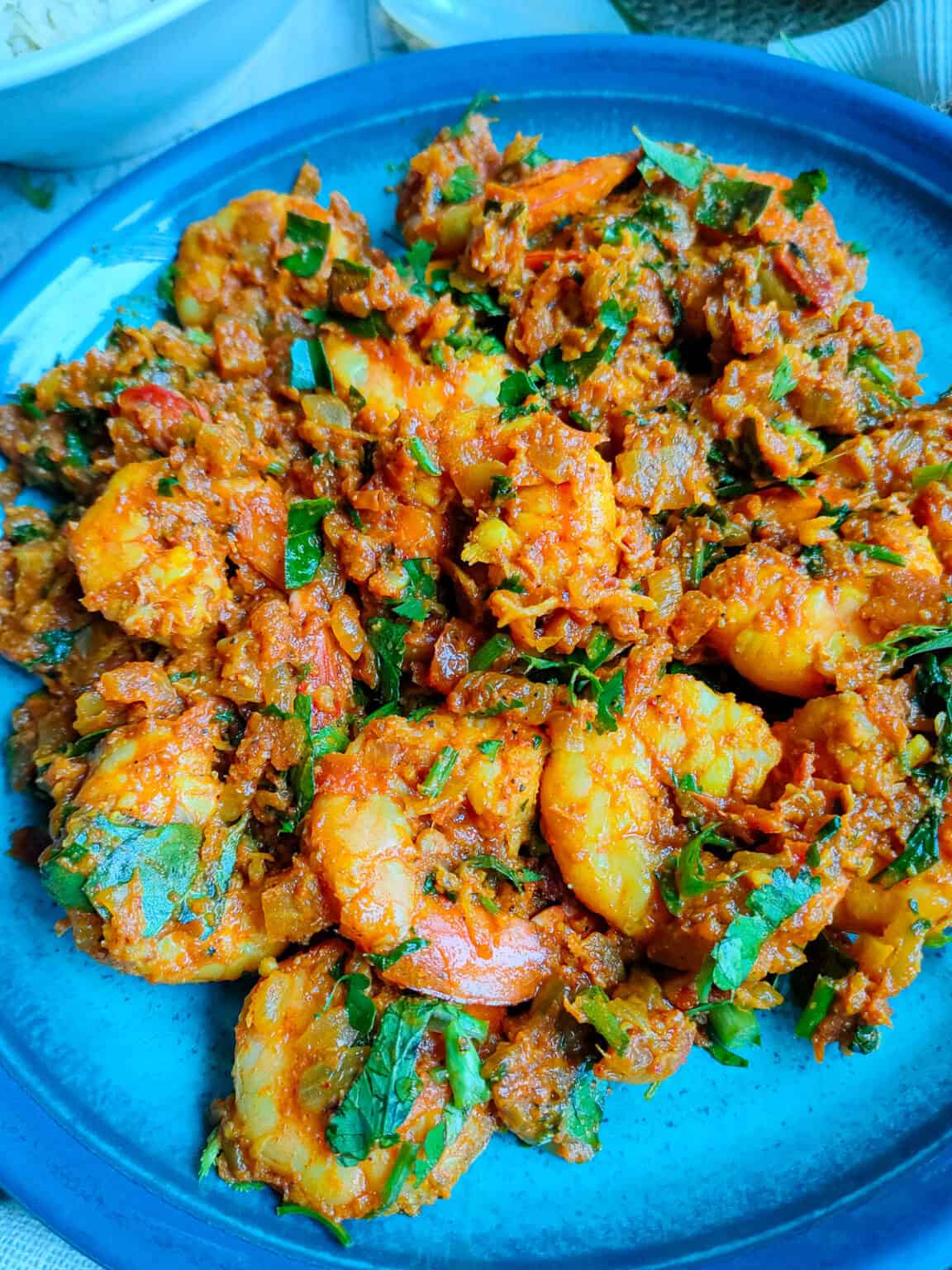 Easy Prawn Masala Fry - Go Healthy Ever After