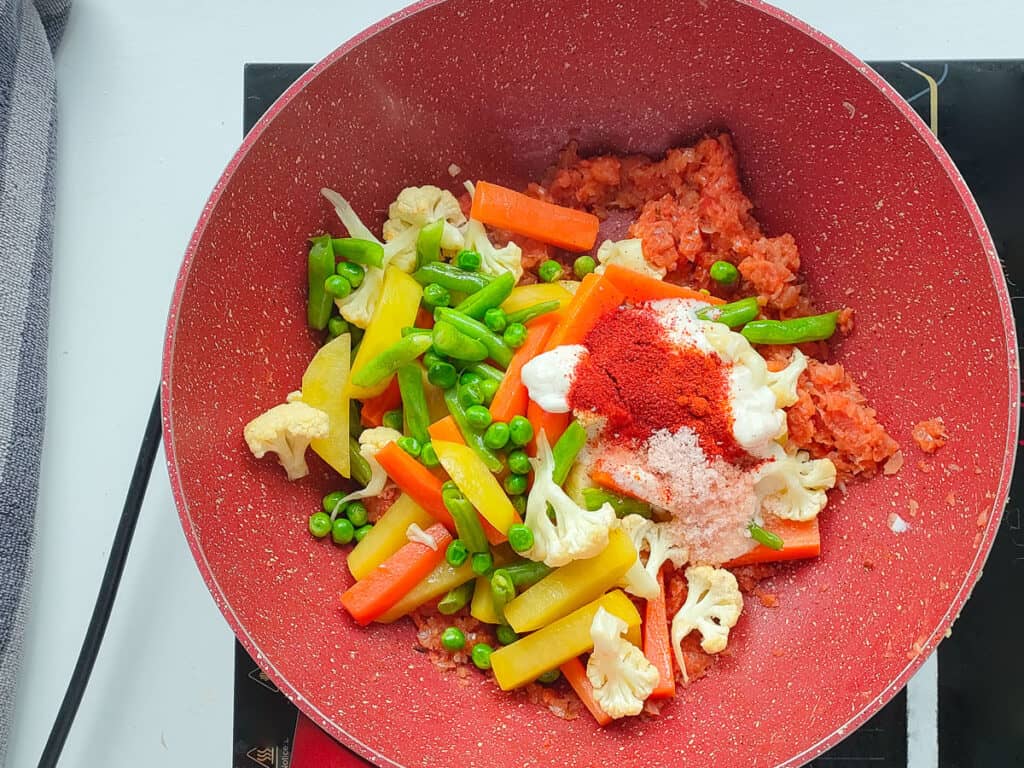 Quick And Easy Kadai Vegetable - Go Healthy Ever After