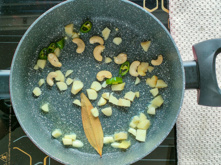 Simple Egg Omelet Curry With Roasted Coconut Masala - Go Healthy Ever After