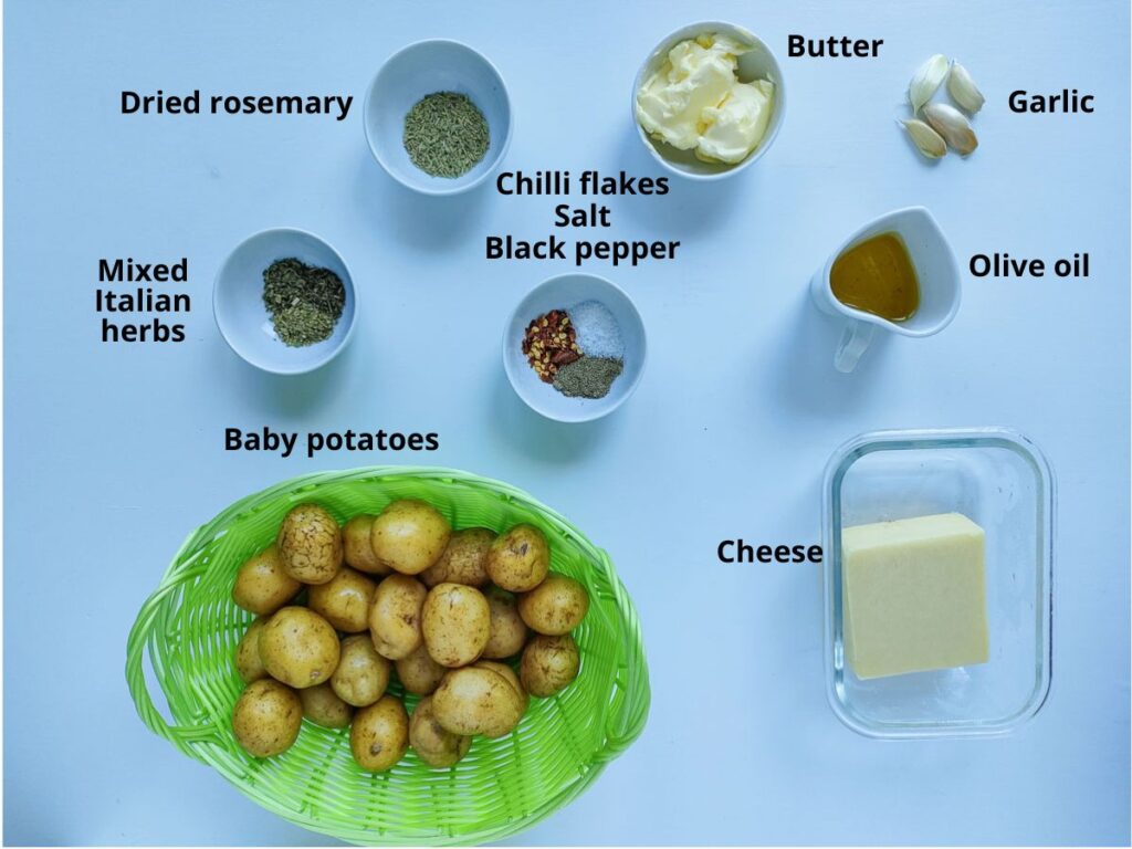 Easy Crispy Smashed Potatoes With Cheese - Go Healthy Ever After