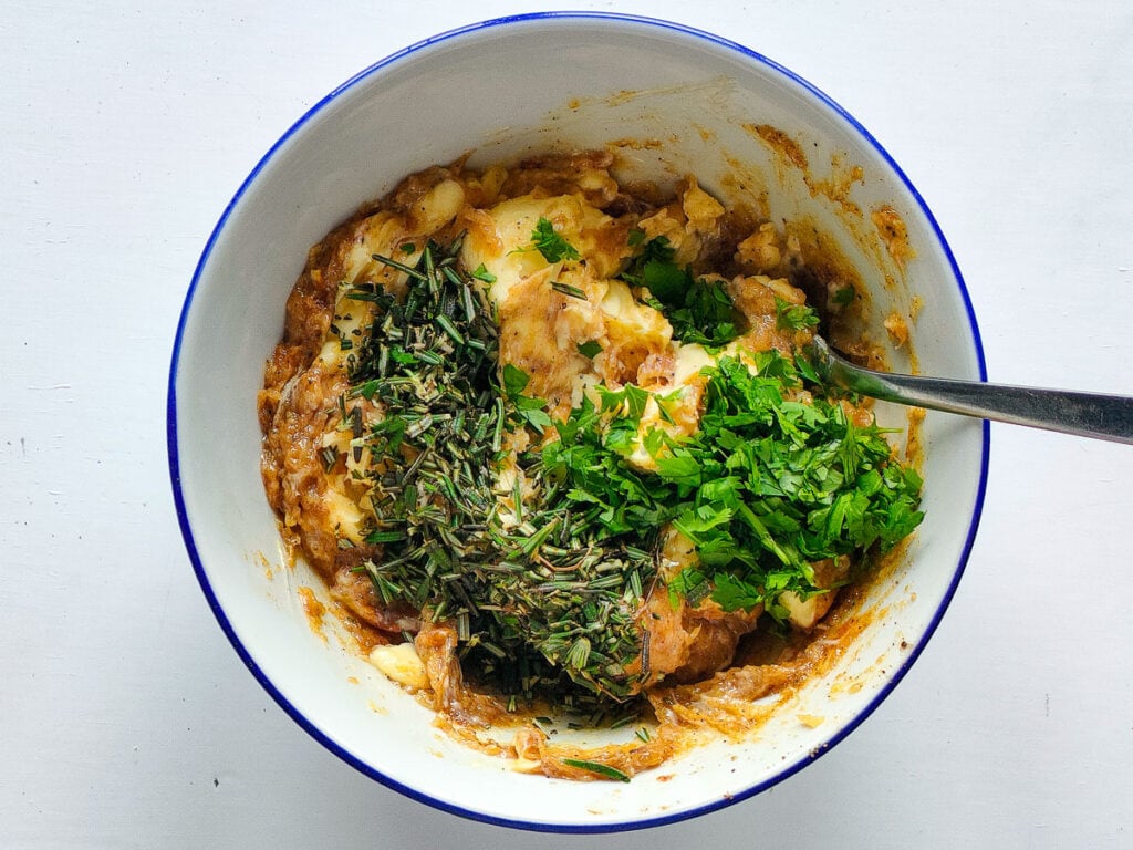 Easy Homemade Roasted Garlic Butter With Herbs - Go Healthy Ever After