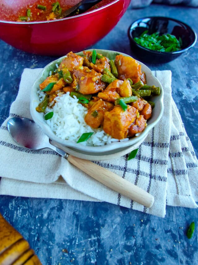 Easy Weeknight Chicken And String Bean Stir Fry - Go Healthy Ever After