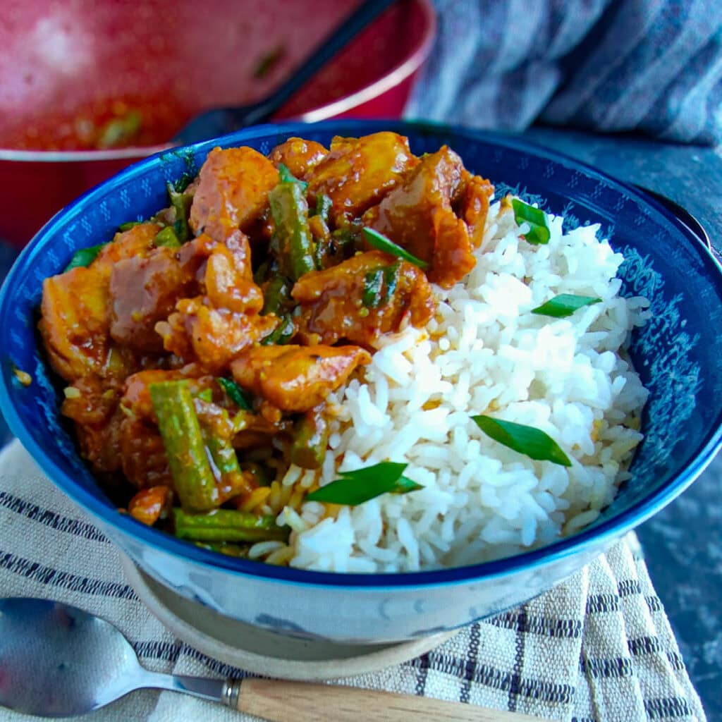 Easy Weeknight Chicken And String Bean Stir Fry - Go Healthy Ever After