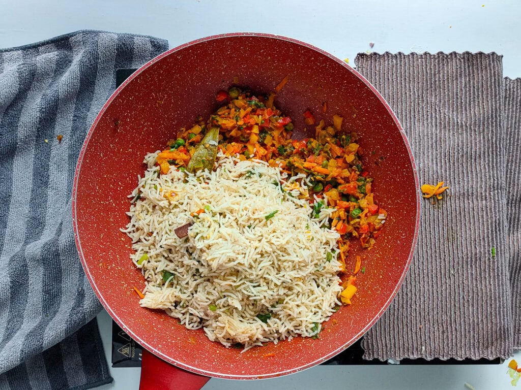 Easy Capsicum Rice For Beginners - Go Healthy Ever After