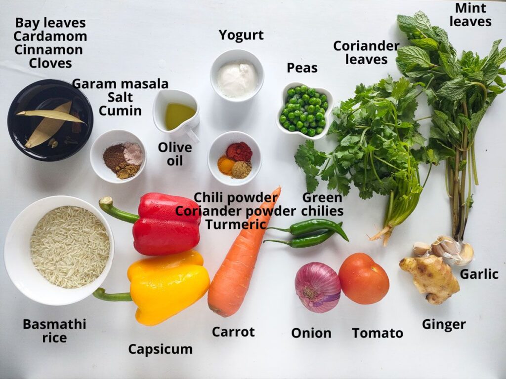 Easy Capsicum Rice For Beginners - Go Healthy Ever After