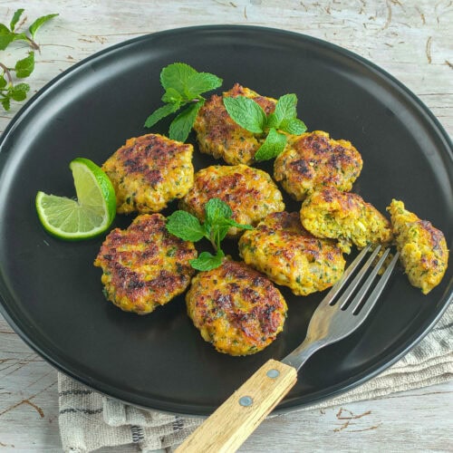 Easy Shrimp Fritters | Prawn Cutlets (no Deep Frying) - Go Healthy Ever ...